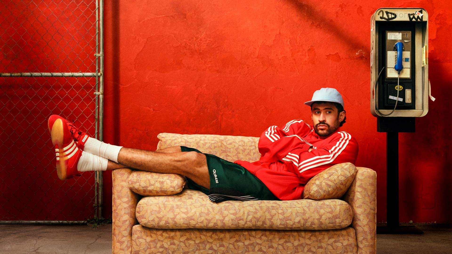 adidas Originals and Bad Bunny Return with the Ballerina in Vivid Red ...