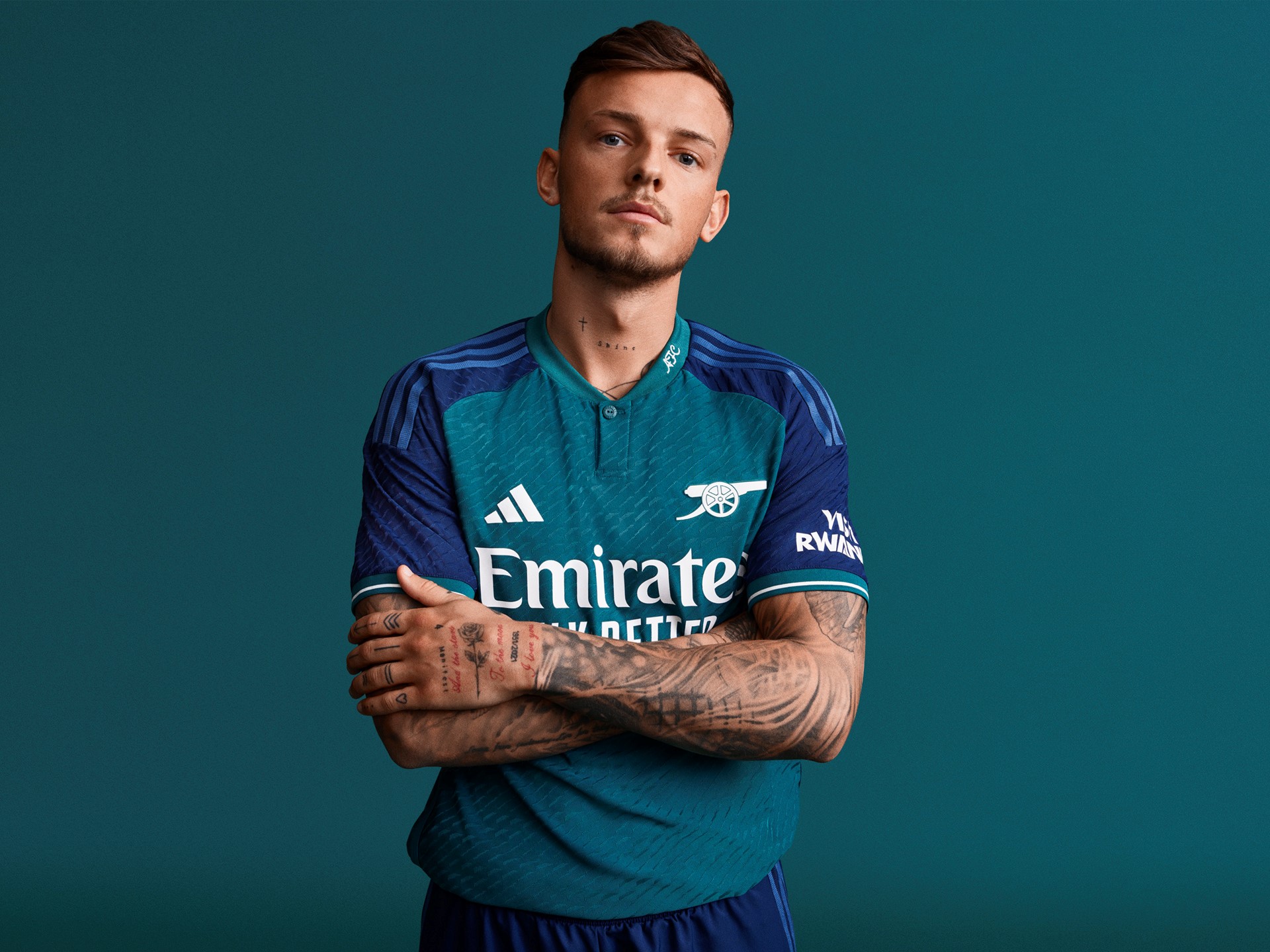 Ben White - adidas Arsenal FC Third Kit for 2023/24 Season