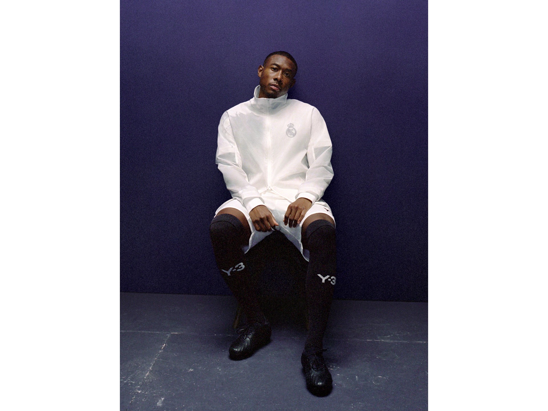 Y-3 x Real Madrid Master Crop On-Body Product Focus - David Alaba