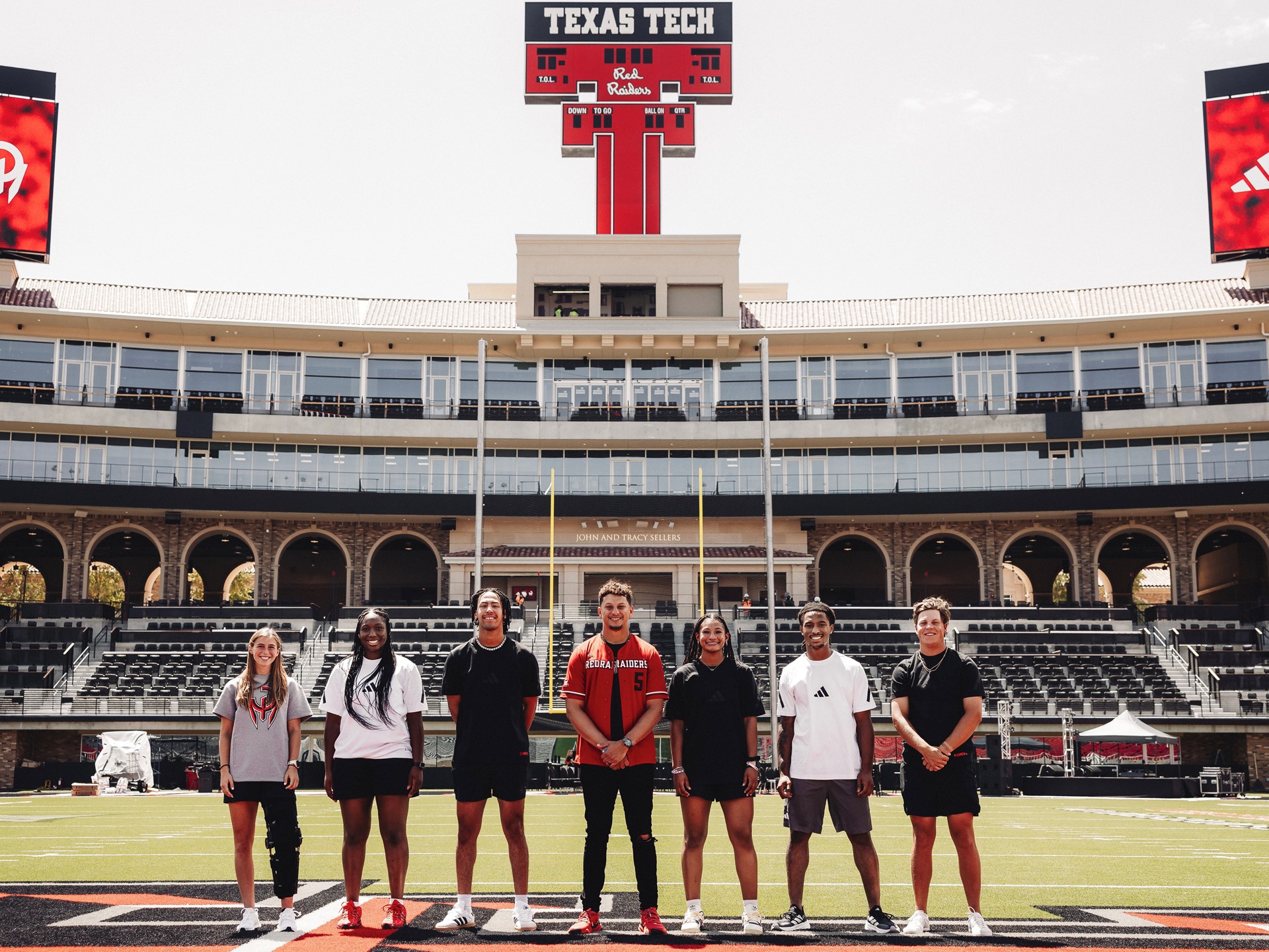 adidas signed six student-athletes at Texas Tech University