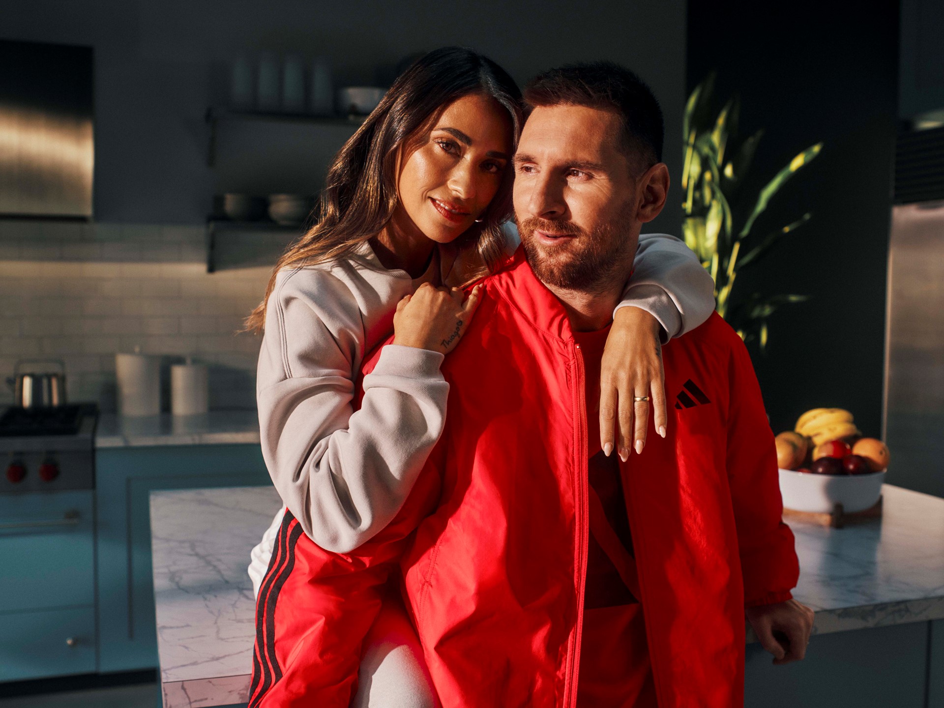 adidas Essentials collection - Lionel Messi & Antonela Roccuzzo
