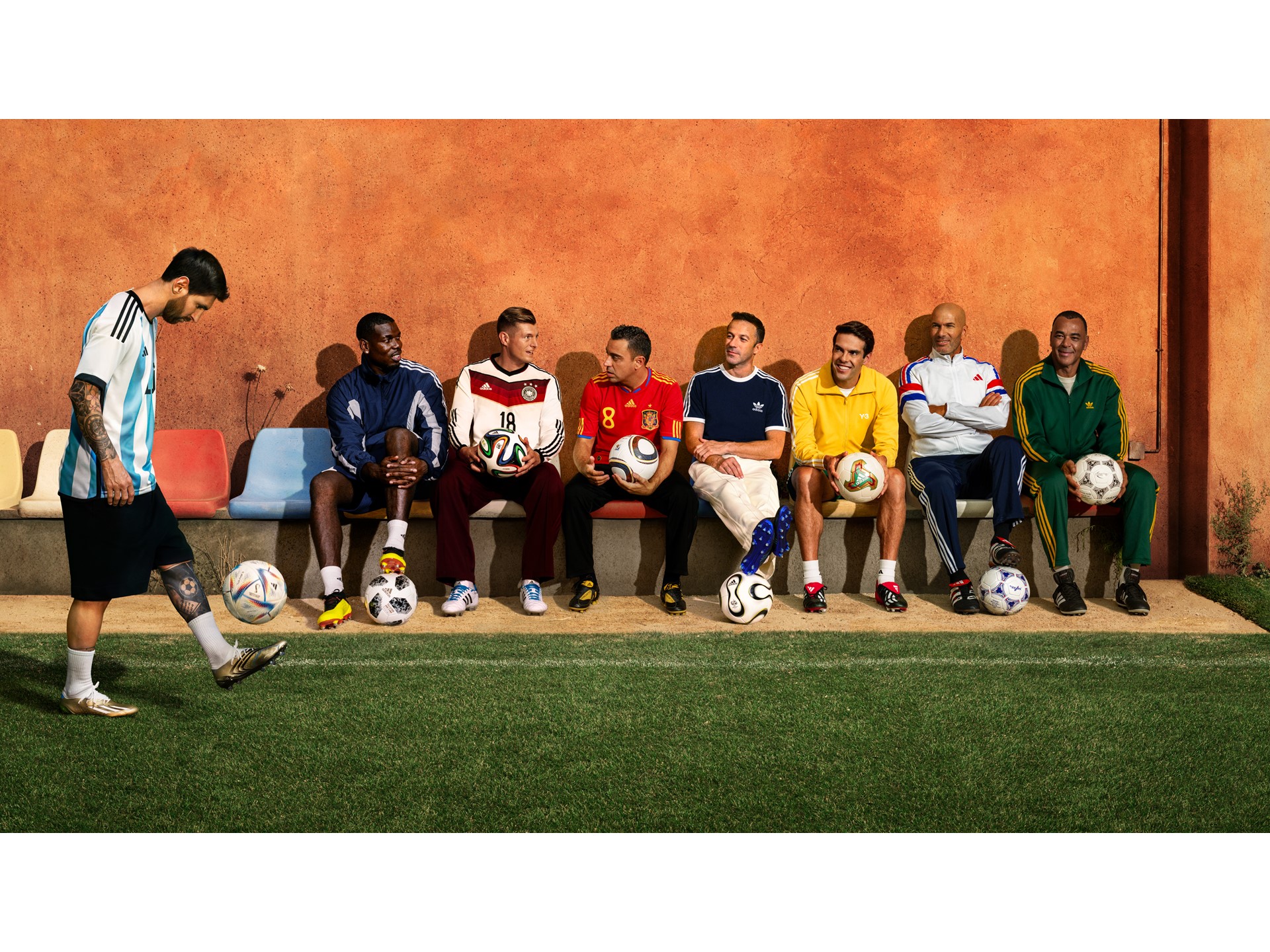 OMB Global Lead Activation Messi Pogba Kroos Xavi Del Piero Kaka Zidane ...