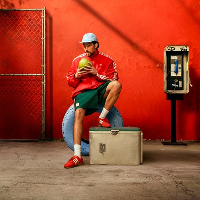 adidas Originals and Bad Bunny Return with the Ballerina in Vivid Red ...