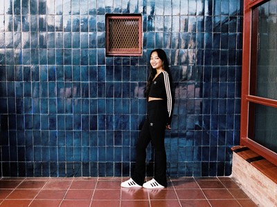 adidas Originals Superstar XLG On Model OG Individual Details Female