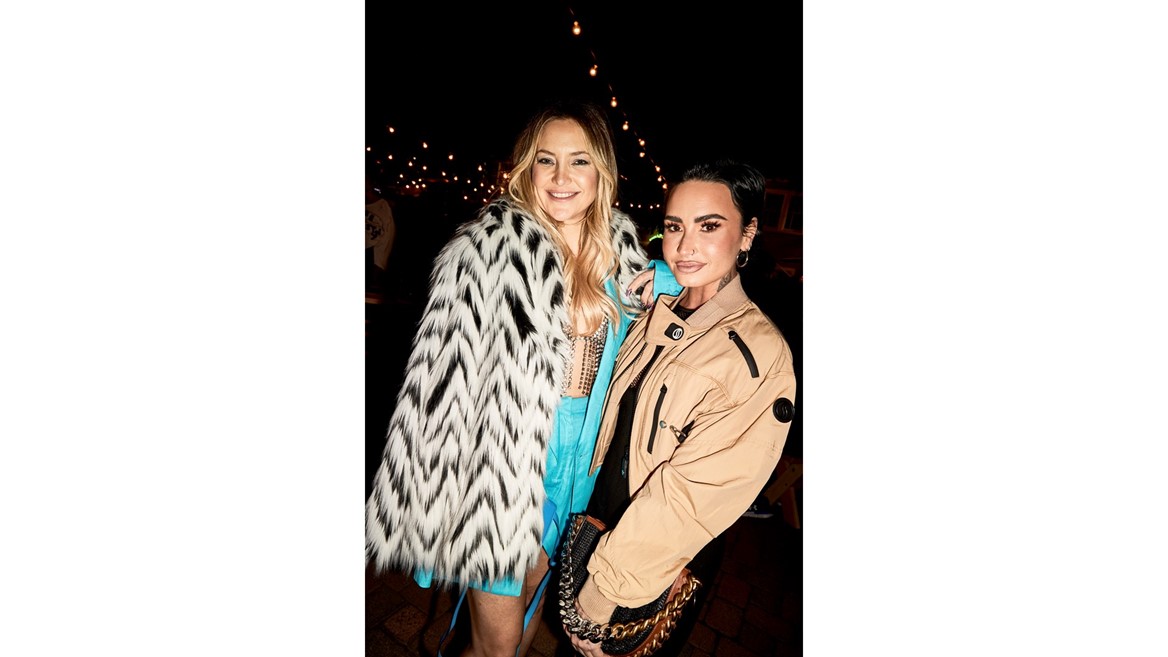 Kate Hudson and Demi Lovato celebrate the adidas by Stella McCartney ...