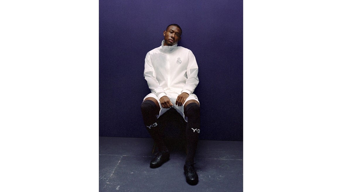 Y-3 x Real Madrid Master Crop On-Body Product Focus - David Alaba