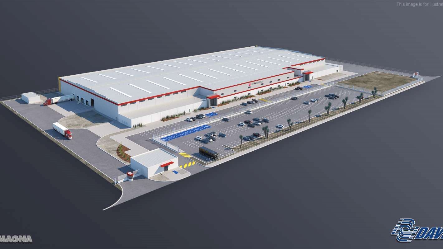 LG Magna e-Powertrain Starts Building Mexico Plant to Build GM EV Plants