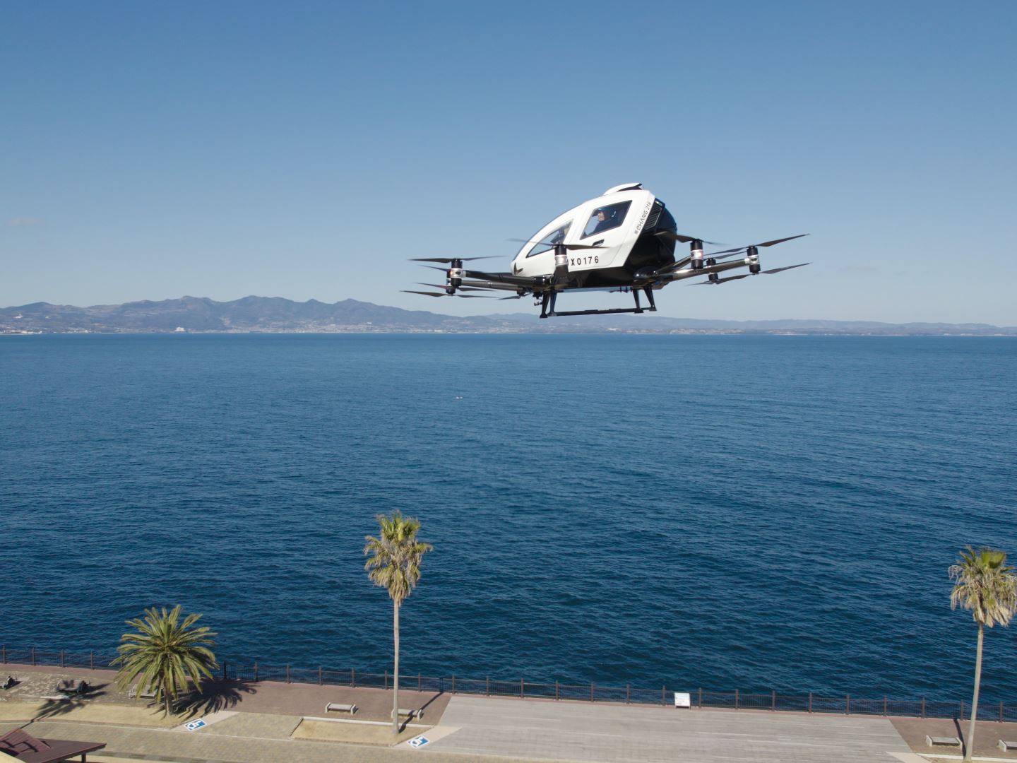 EHang Makes First Passenger-Carrying Flight for Autonomous eVTOL ...
