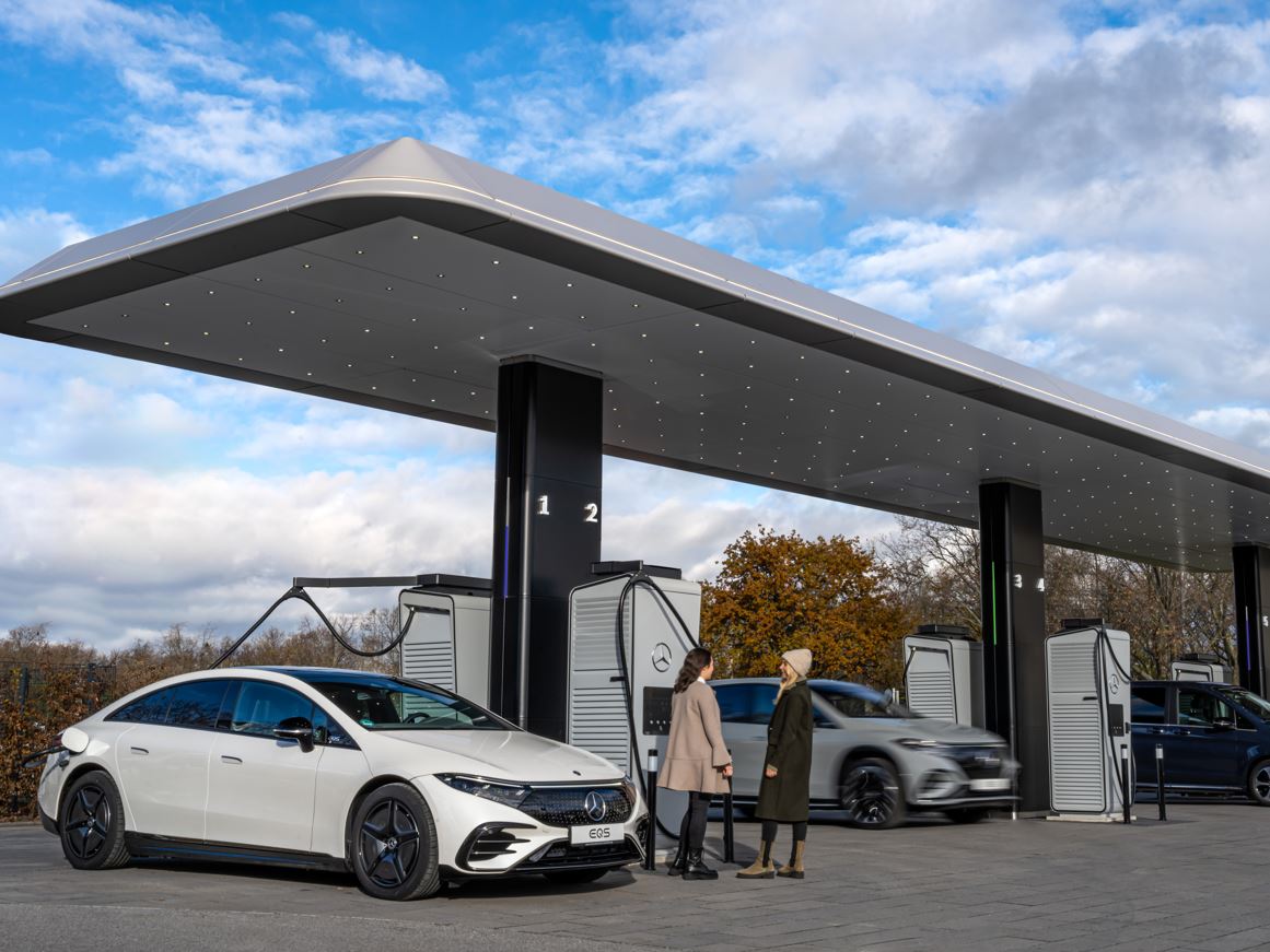 Mercedes-Benz Opens its First own European Charging Hub in Mannheim