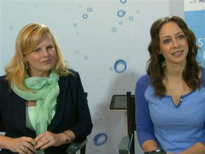 Cali Lewis, Host of GeekBeat.TV, and Dr. Linda Fain Hatton