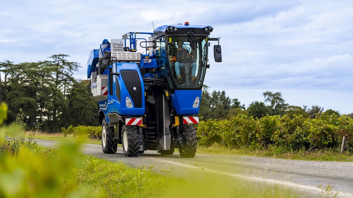 New Holland Braud compact grape harvesters