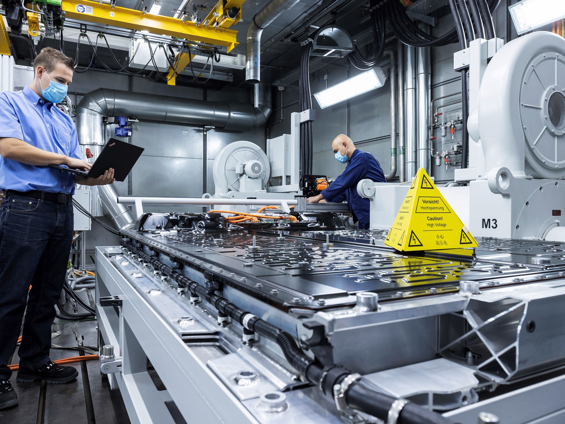eATS test benches at the Mercedes-Benz Drive Systems Campus Untertürkheim