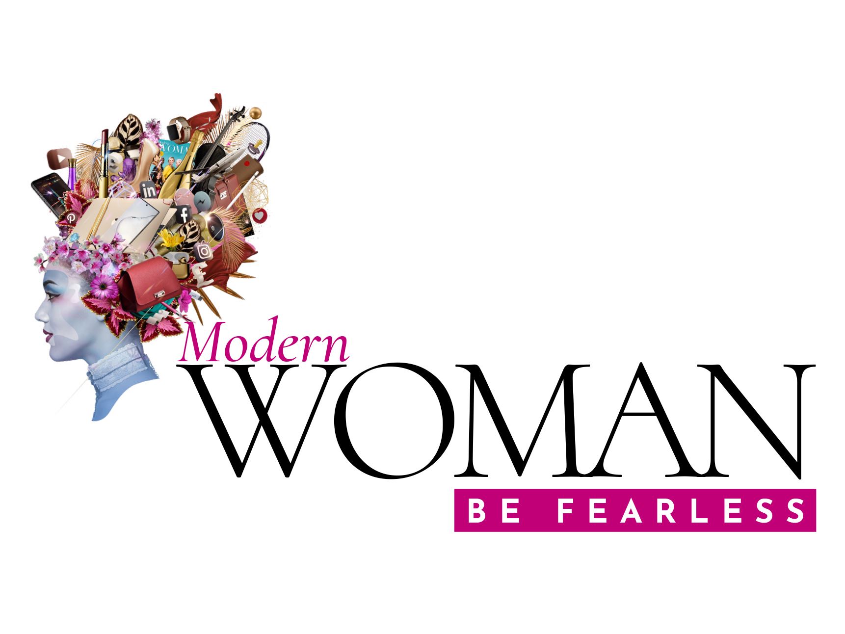 MODEN WOMAN LOGO LANDSCAPE
