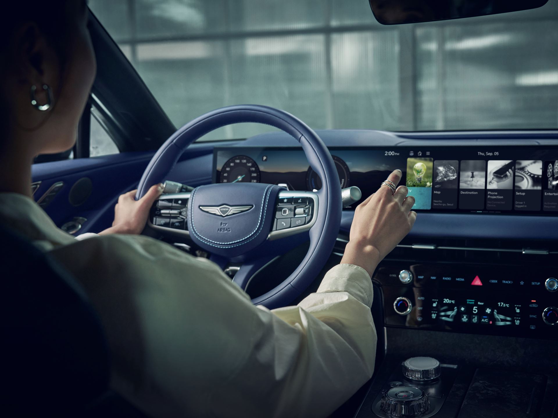 ELECTRIFIED G80 INTERIOR AND CCIC
