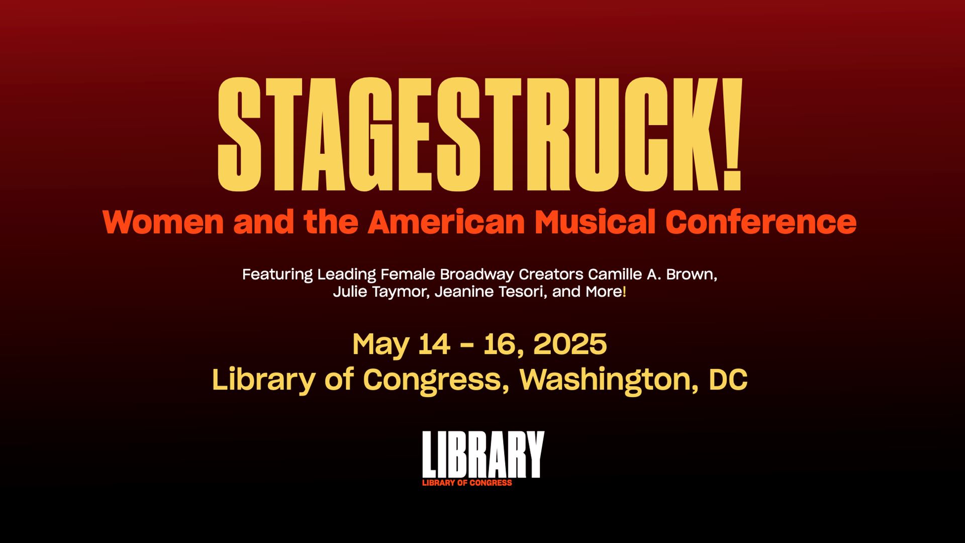 Library of Congress to Host Conference on Women in Musical Theater