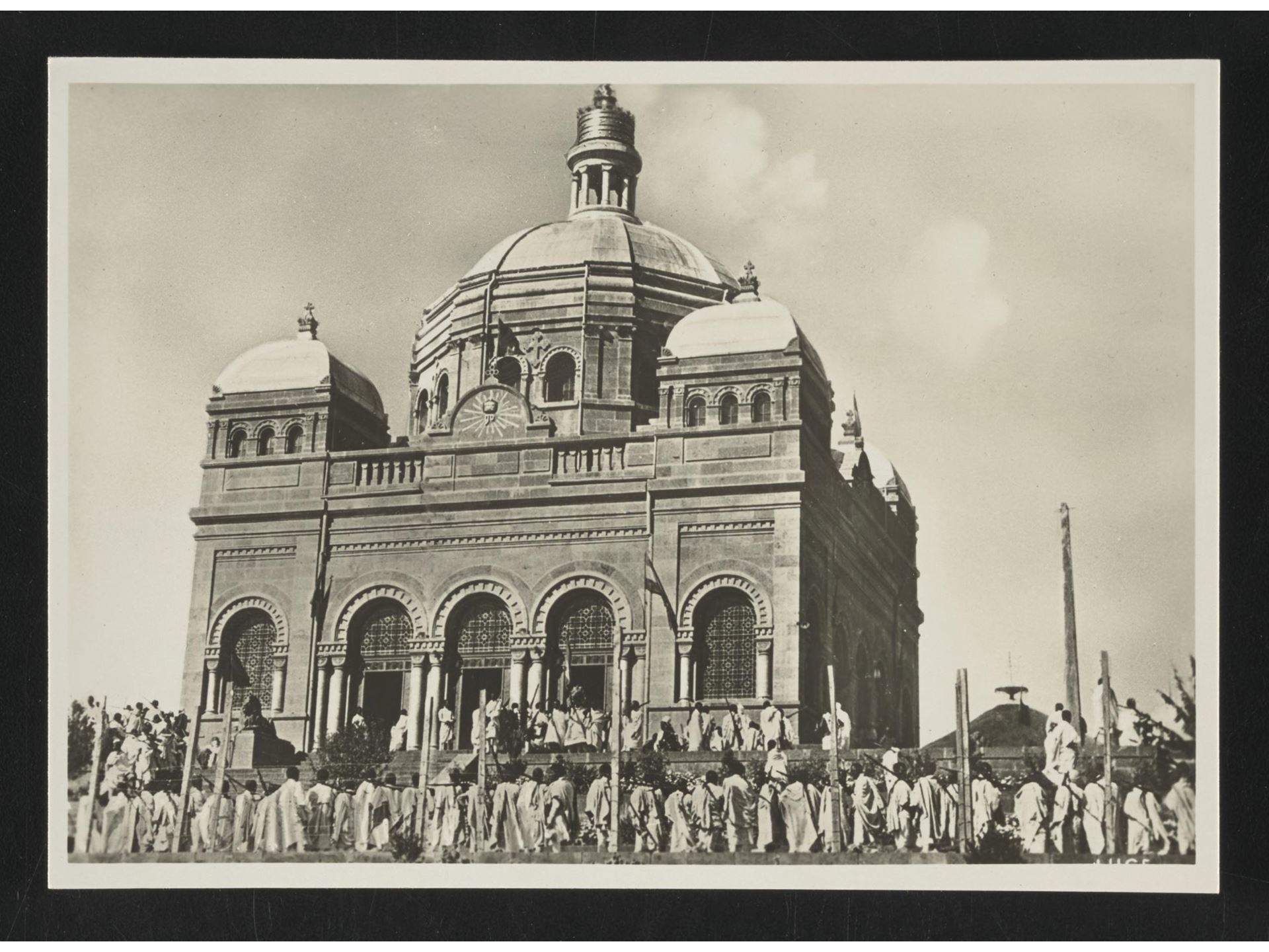 The mausoleum of King Menelik II (1844-1913) in Addis Ababa.