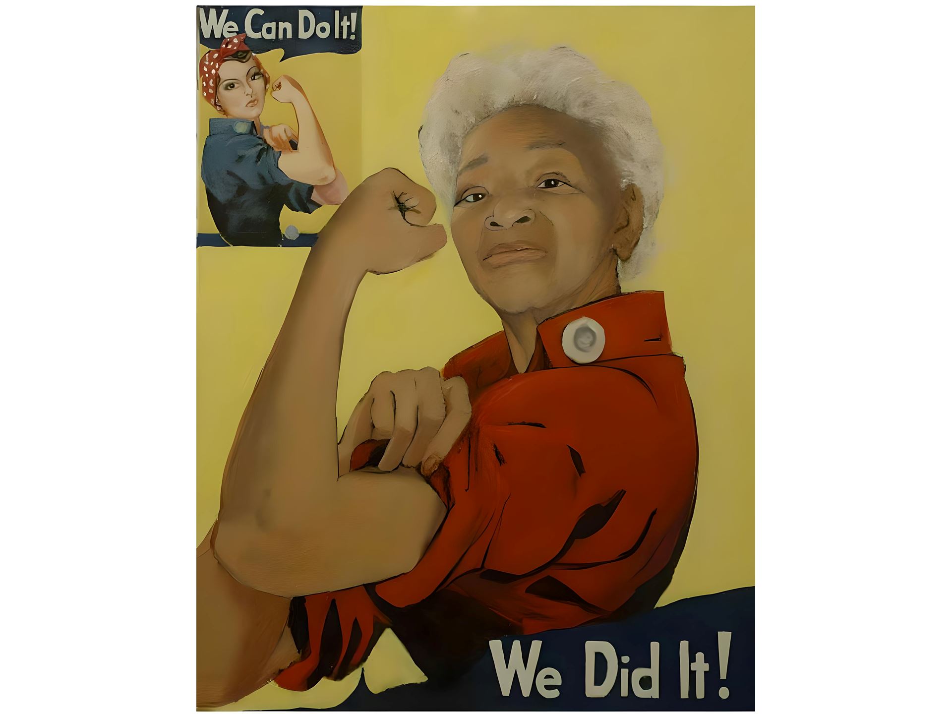 African American "Rosie the Riveters" poster