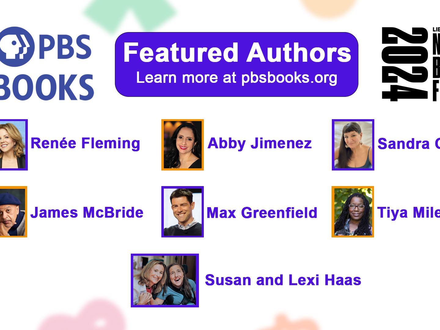 PBS Books-National Book Festival Featured Authors