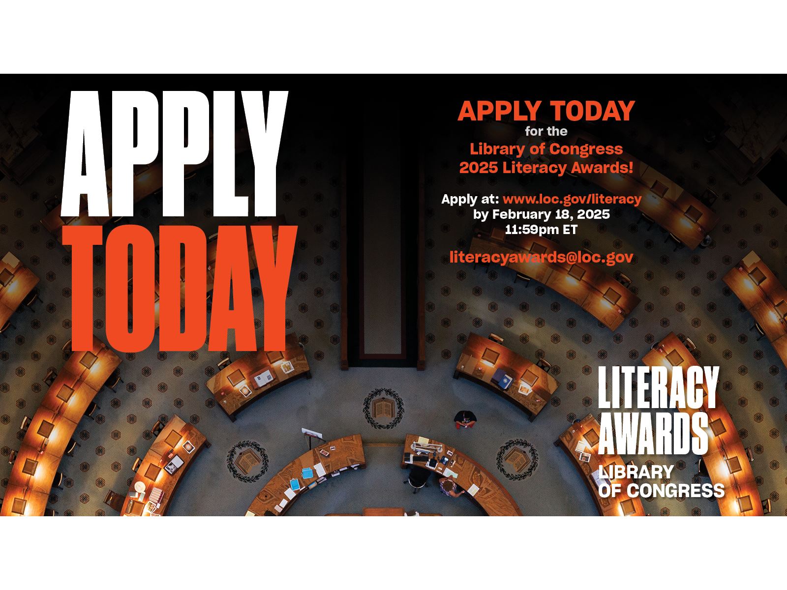 2025 Literacy Awards ad