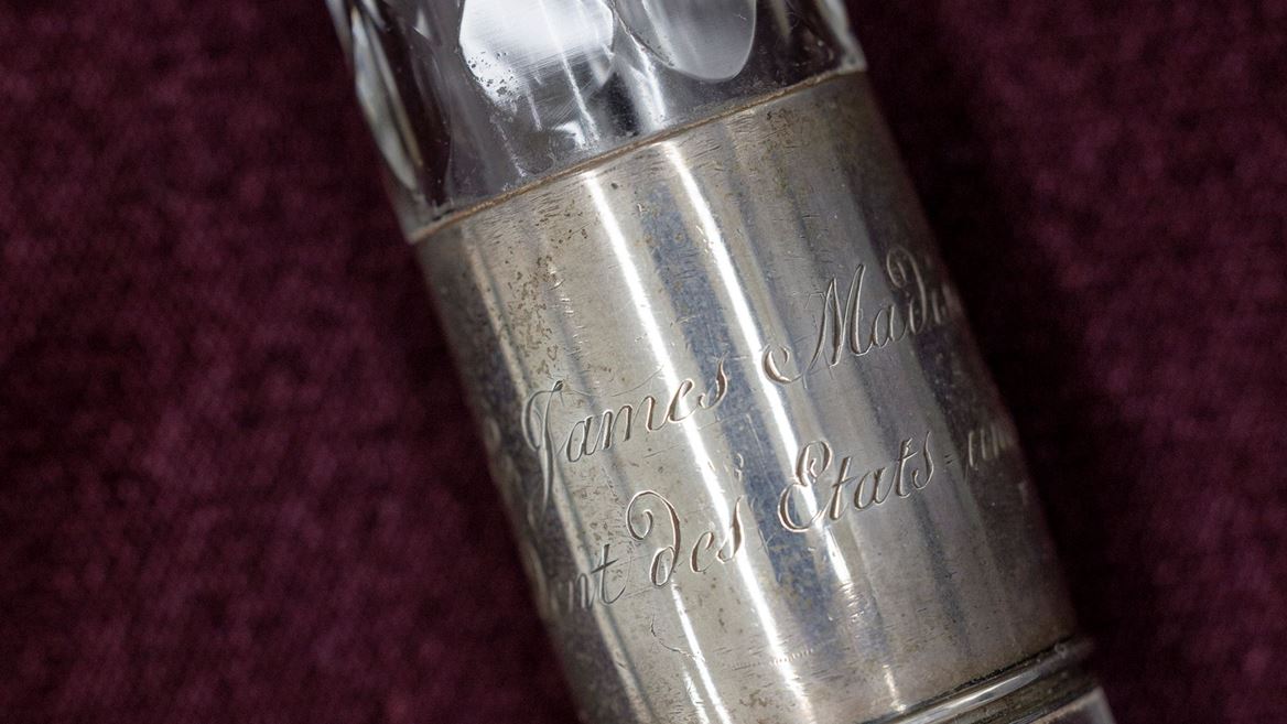 James Madison's Crystal Flute Detail 2