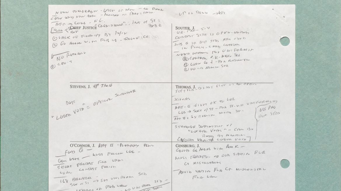 Bush v. Gore Conference Notes