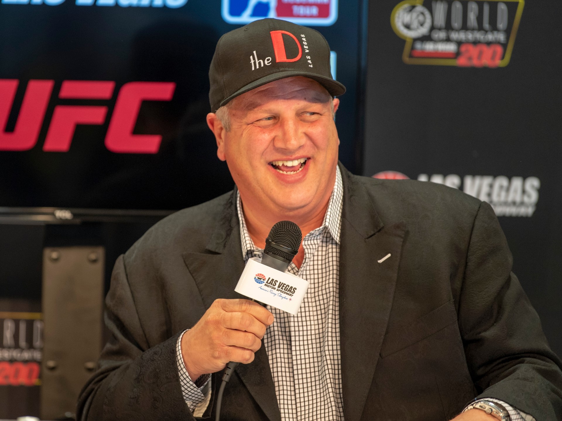 Derek Stevens of The D Las Vegas and the Downtown Events Center, speaks ...