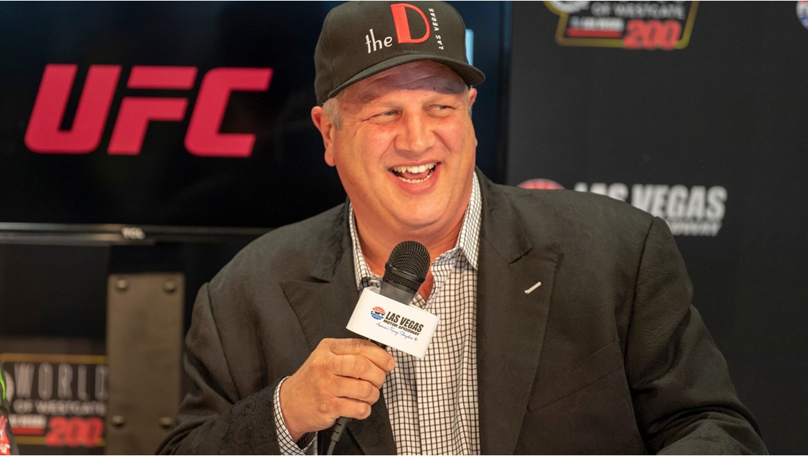 Derek Stevens of The D Las Vegas and the Downtown Events Center, speaks ...