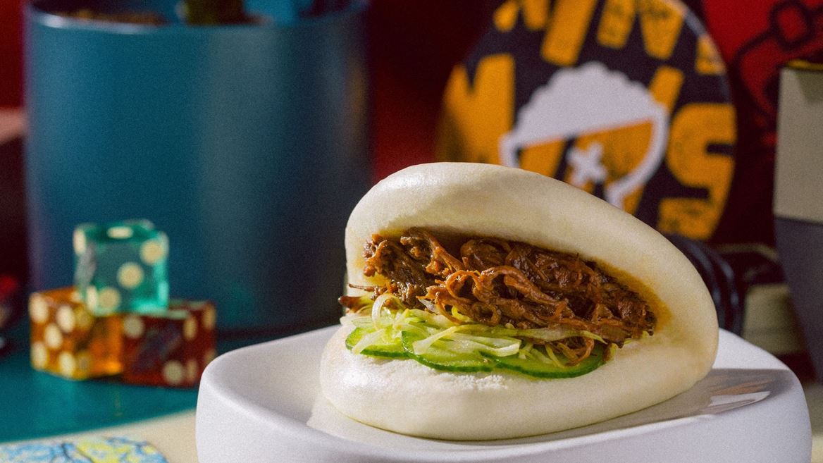 Wynn LV Min's Test Kitchen Braised Short Rib Bao Bun Courtesy of Wynn ...