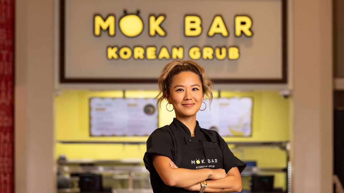 Chef Esther Choi at Mok Bar at Celebrity Food Hall - Credit Caesars ...