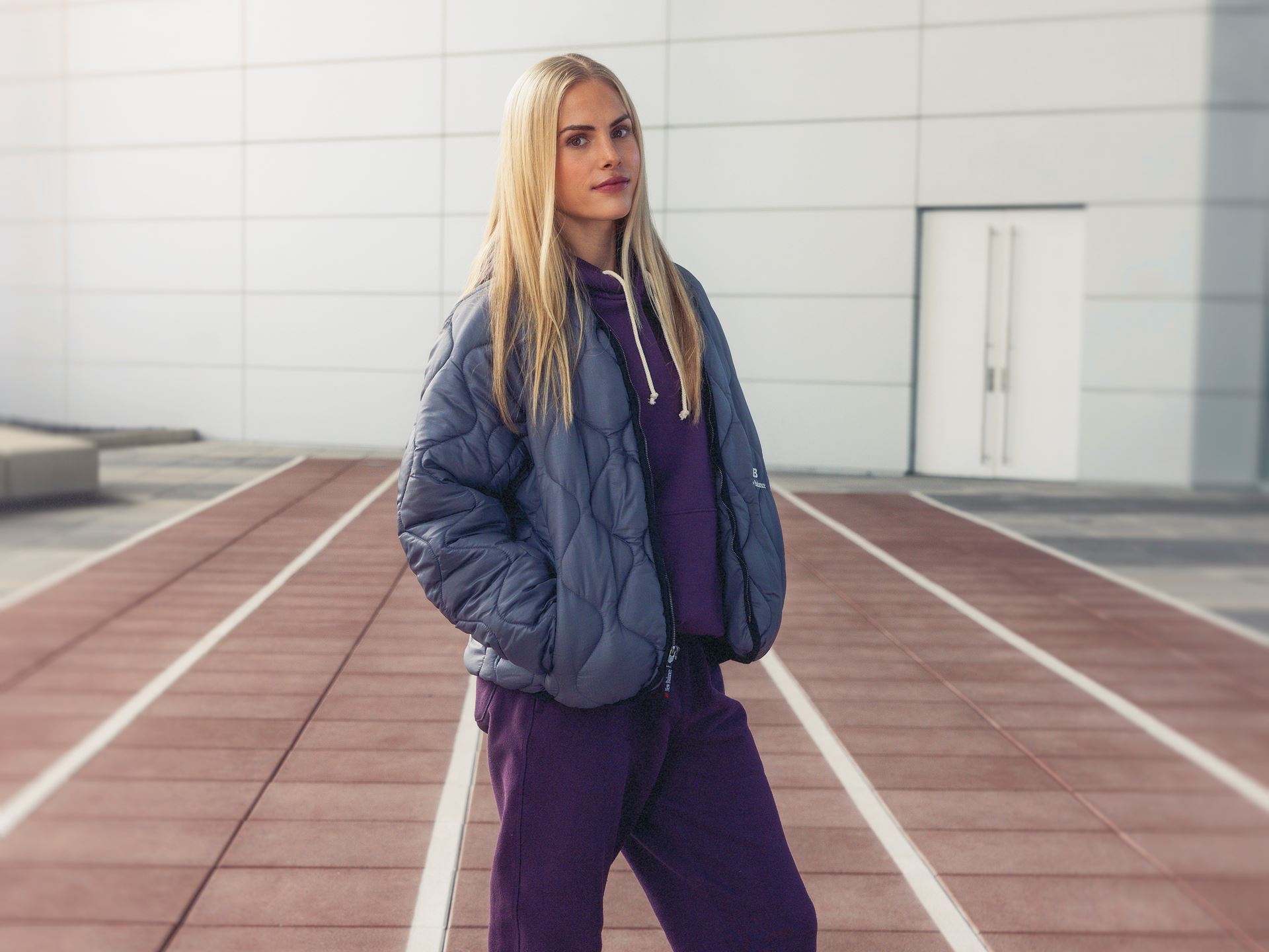 Parker Valby at The TRACK at New Balance