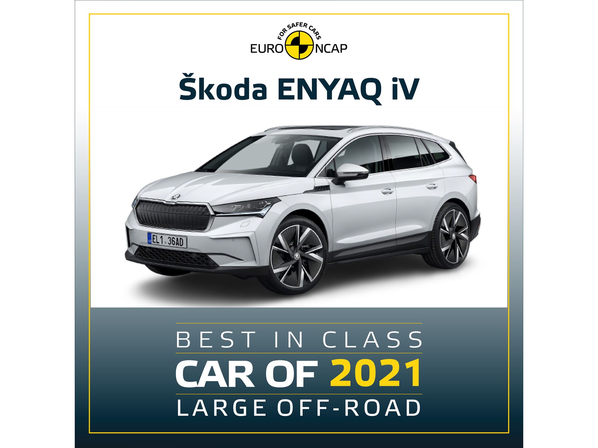 Škoda ENYAQ iV - Euro NCAP Best in Class 2021 - Large Off-Road