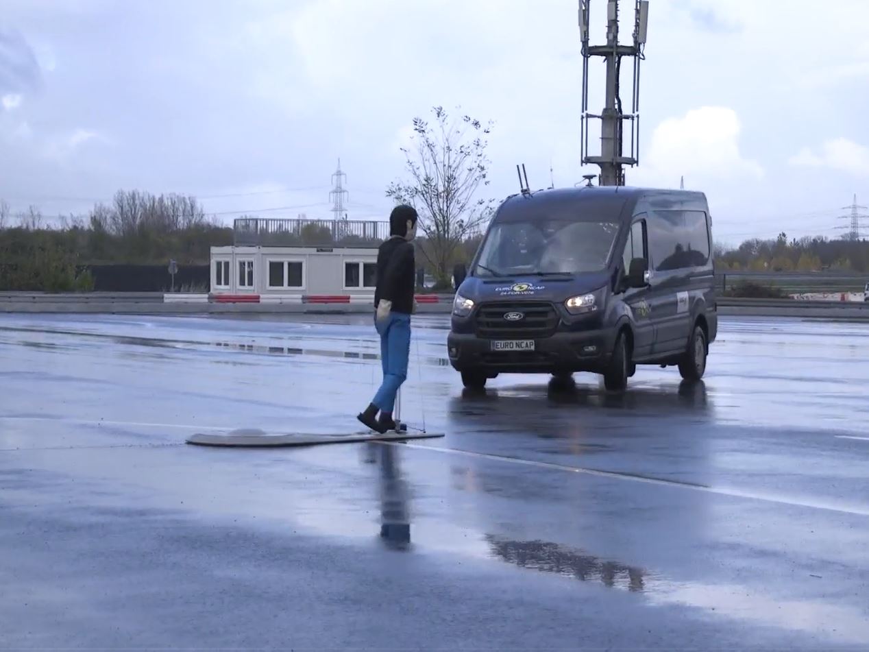 Ford Transit Commercial Van Safety Tests 2025