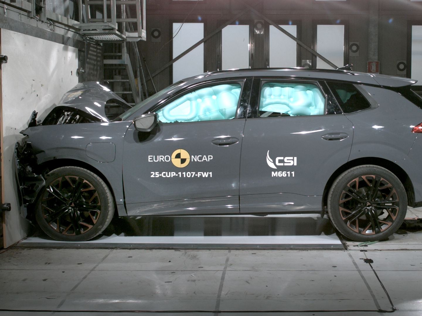 Cupra TERRAMAR - Full Width Rigid Barrier test 2025