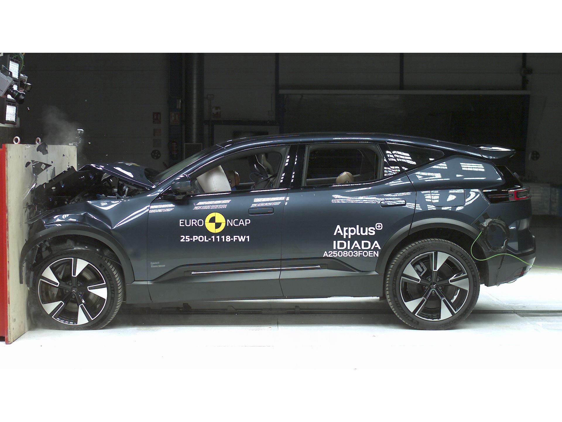 Polestar 3 - Full Width Rigid Barrier test 2025