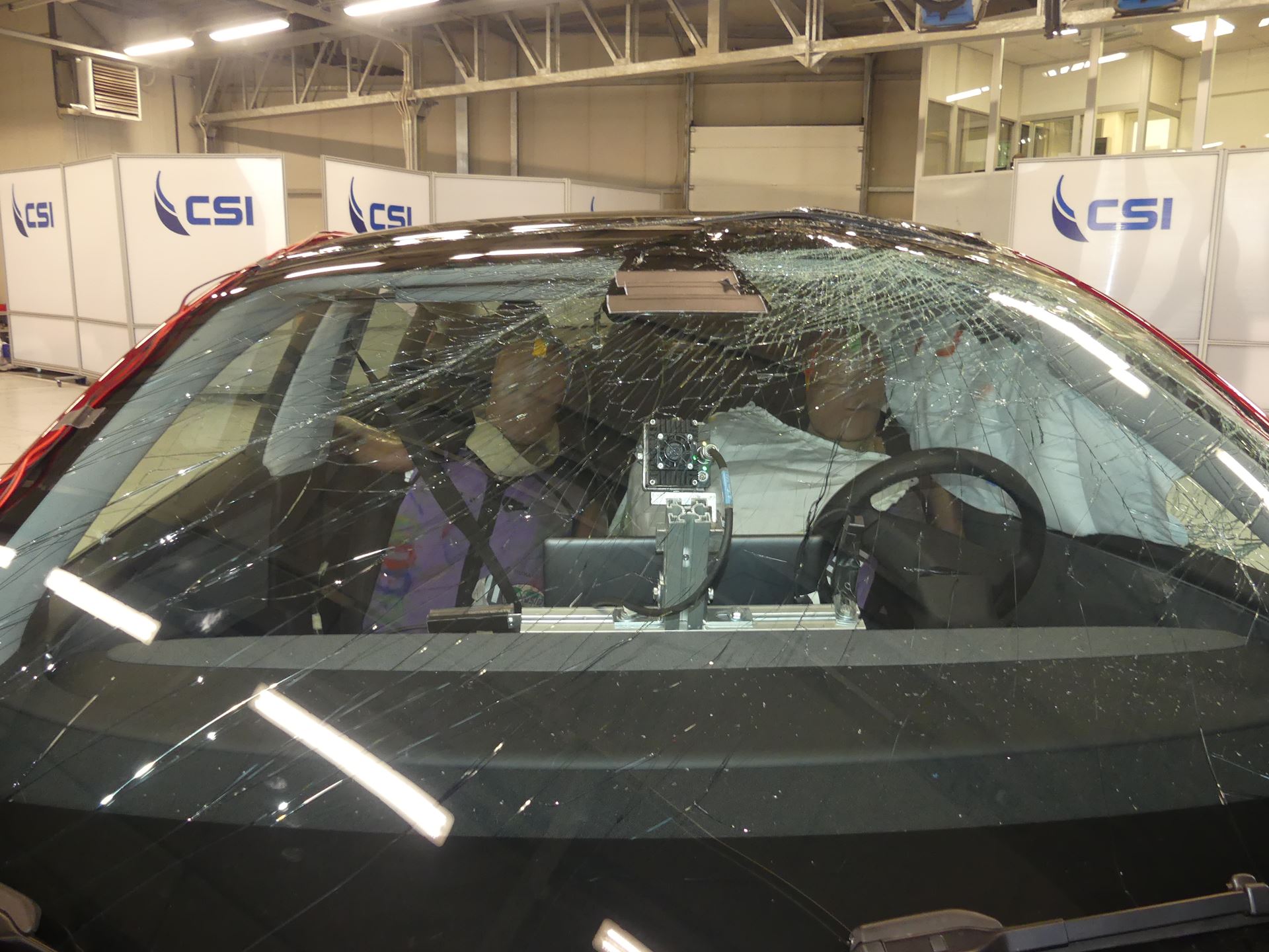 Tesla Model 3 - Far-Side impact test 2025 - after crash
