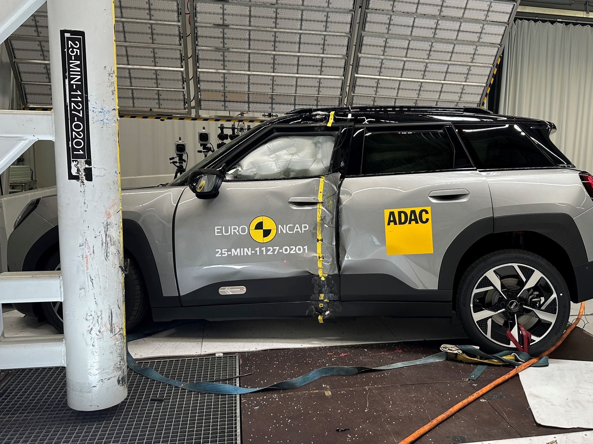 MINI Aceman - Side Pole test 2025 - after crash