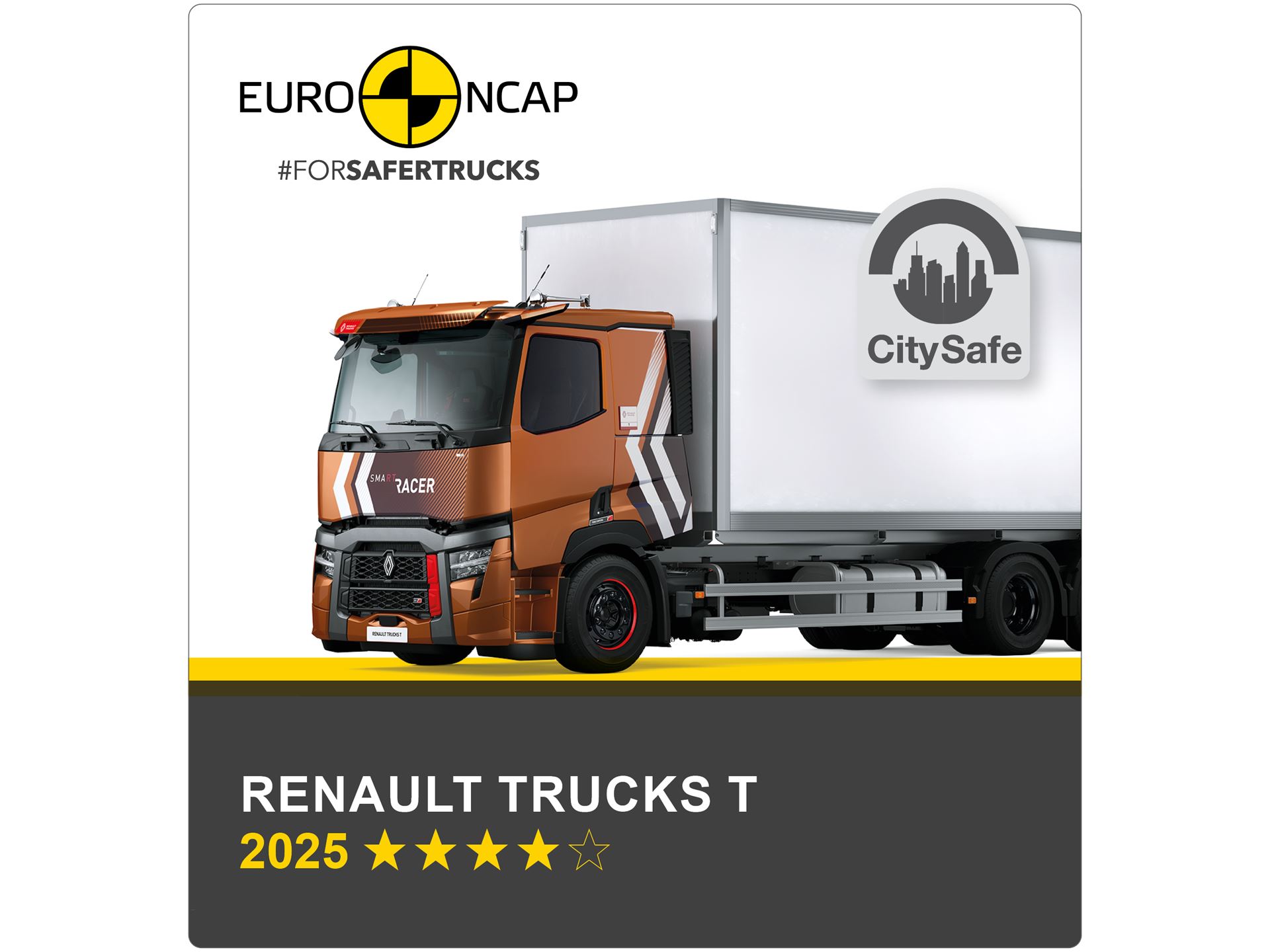 Renault Trucks T Euro NCAP Commercial TRUCK SAFE Results 2025