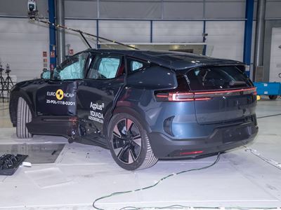 Polestar 3 - Side Pole test 2025 - after crash