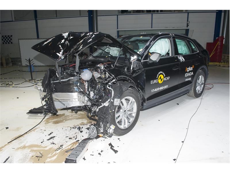 Euro NCAP Newsroom : Audi Q5 - Frontal Offset Impact test 2017 - after ...