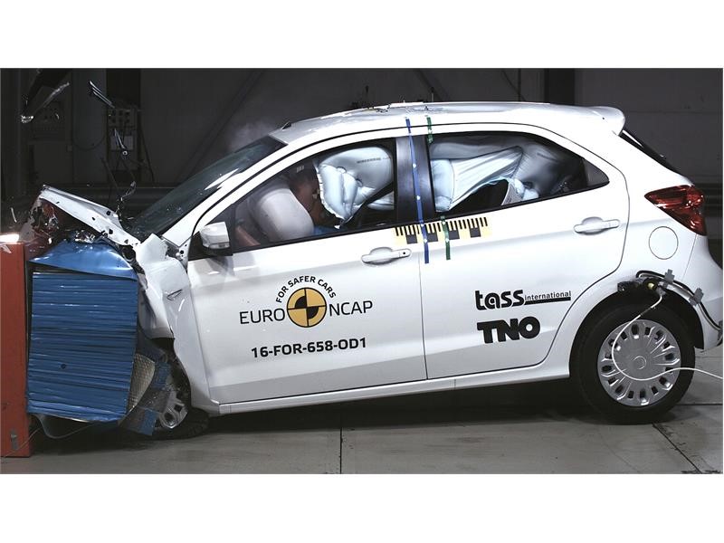 Euro NCAP Newsroom : Ford Ka+ - Frontal Offset Impact test 2017