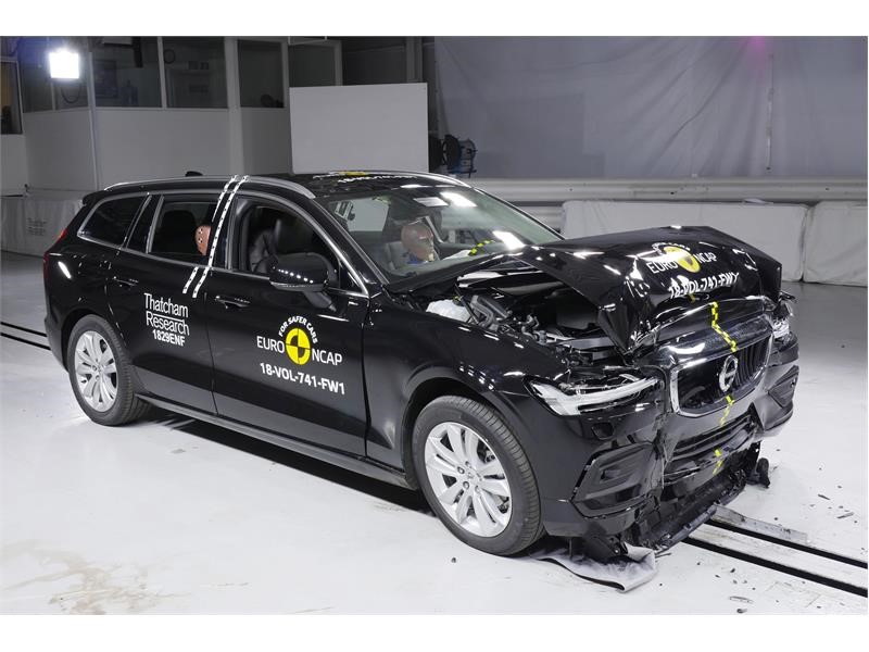 Euro NCAP Newsroom : Volvo V60 - Frontal Full Width test 2018 - after crash