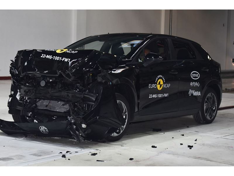 Euro NCAP Newsroom : MG 4 Electric - Full Width Rigid Barrier test 2022 ...