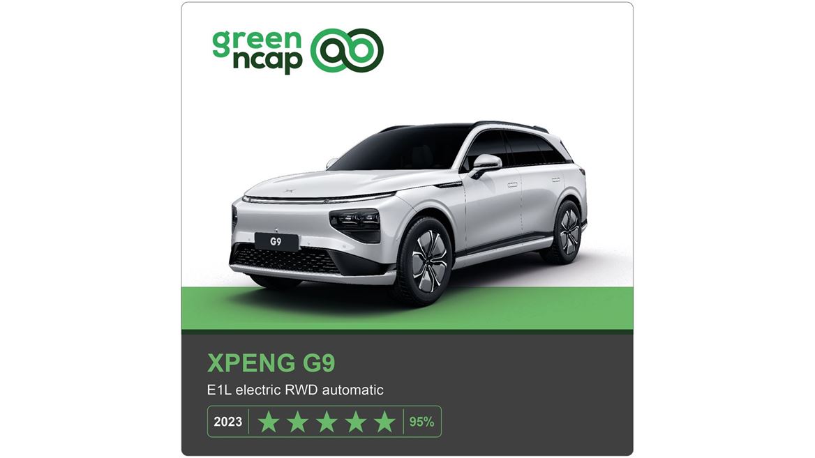 XPENG G9 Green NCAP results 2023