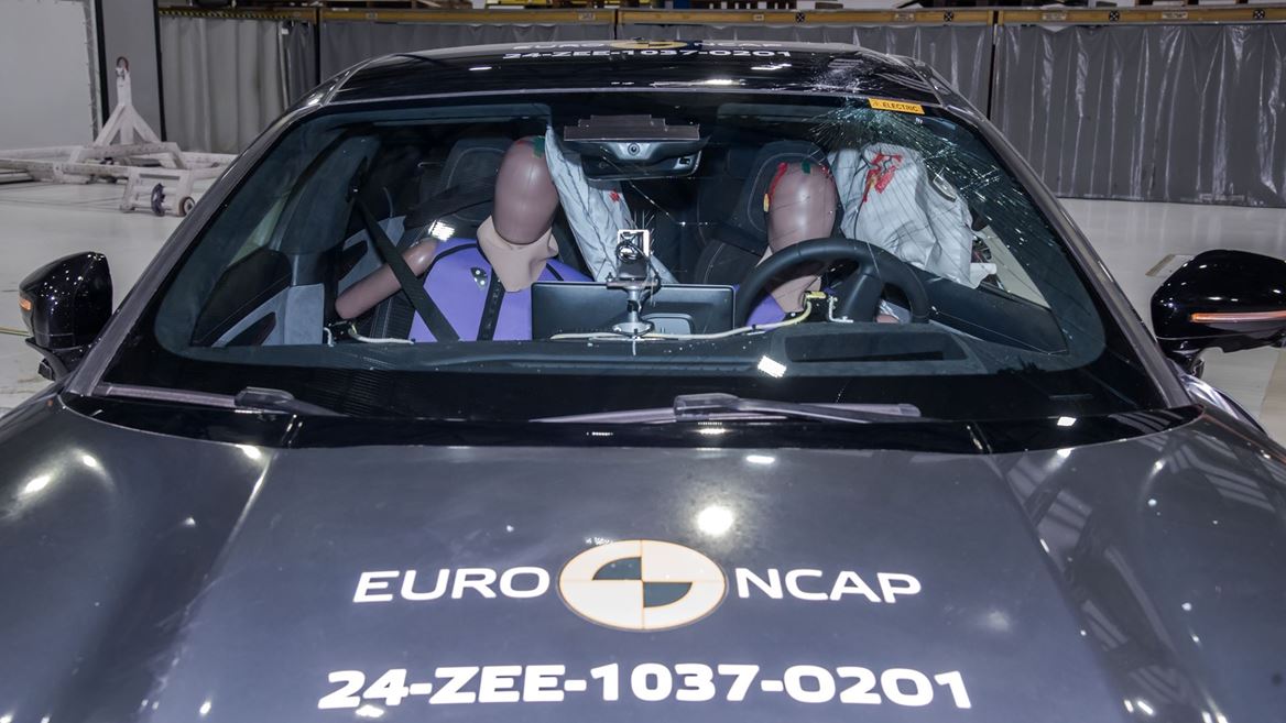 ZEEKR 001 - Far-Side impact test 2024 - after crash