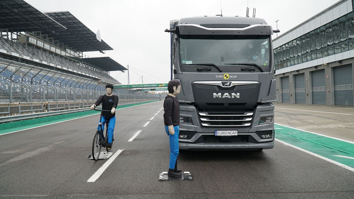 MAN TGX (2025 MY) Commercial Truck Safety Tests 2024