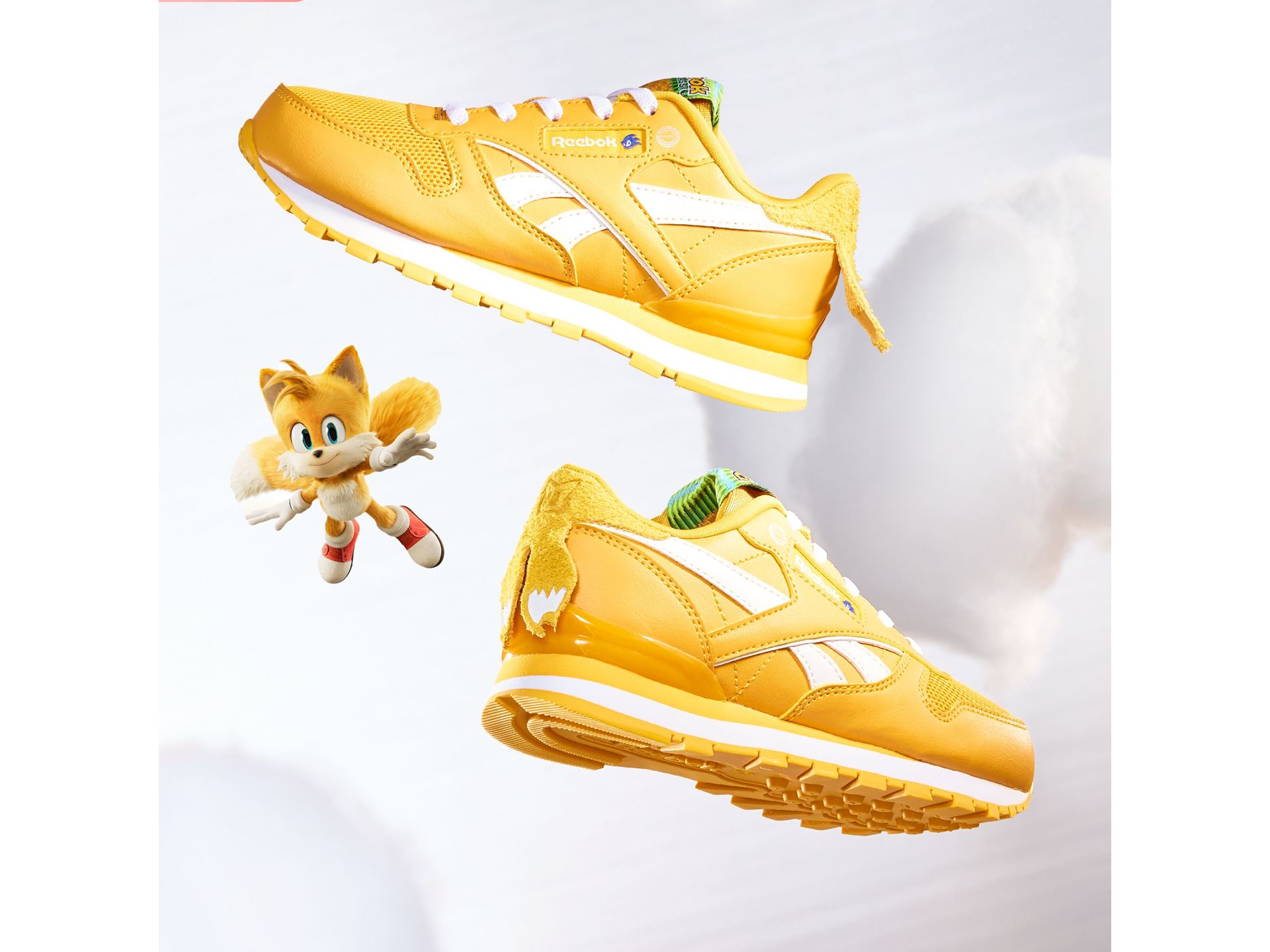 Sonic 3 x Reebok Collection - Tails Classic Leather Step 'N' Flash