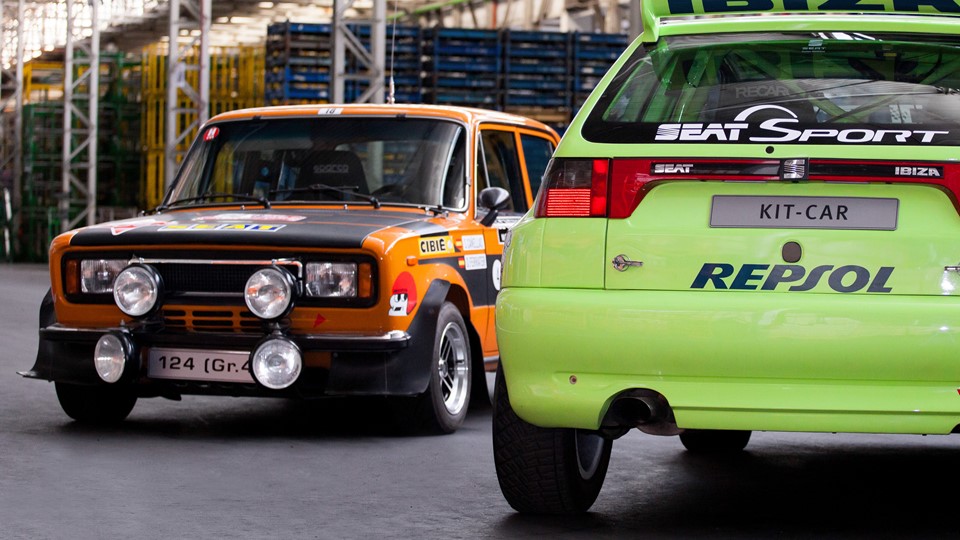 The SEAT 124 Group 4, podium at the 1977 Montecarlo Rally, and the ...