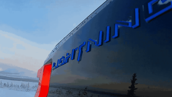 F-150 Lightning Alaska testing GIF
