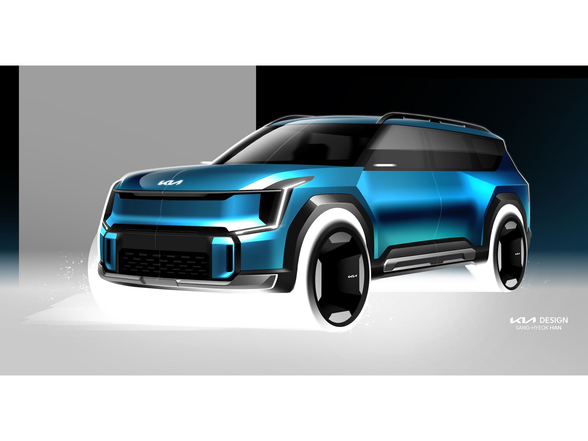 EV9 Exterior Sketches