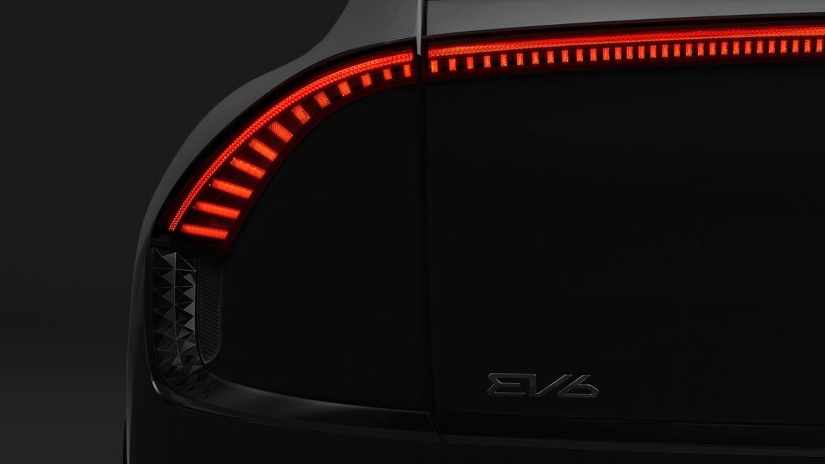Kia EV6 Teaser Rear Lamp Detail